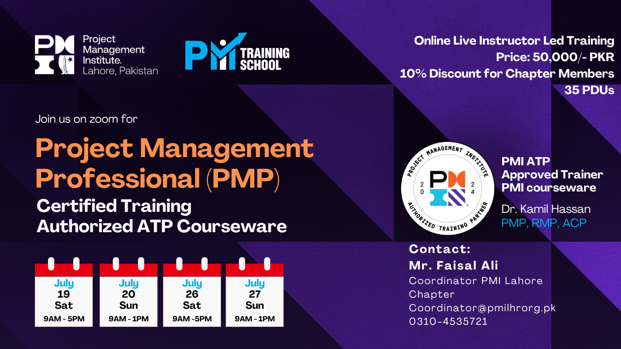 Home - PMI Lahore Chapter Pakistan
